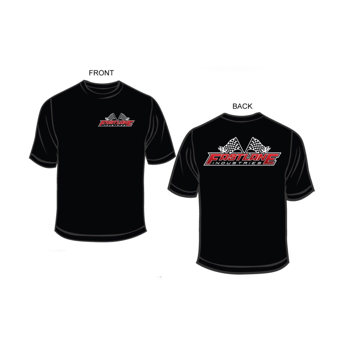 FASTLANE & CHECKERED FLAGS T-SHIRT – Fastlane industries