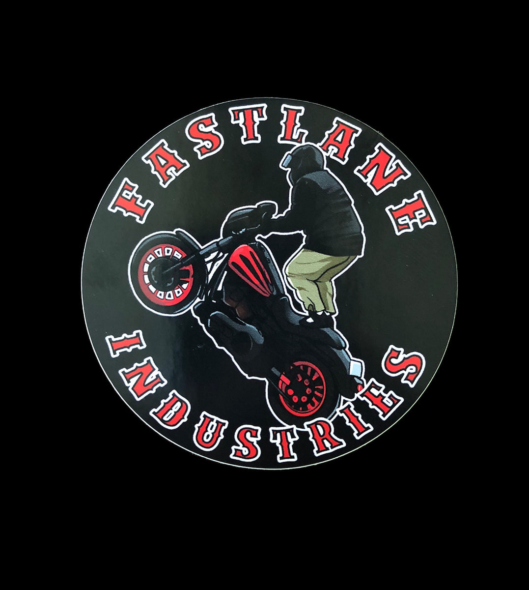 STAND UP WHEELIE STICKER – Fastlane industries